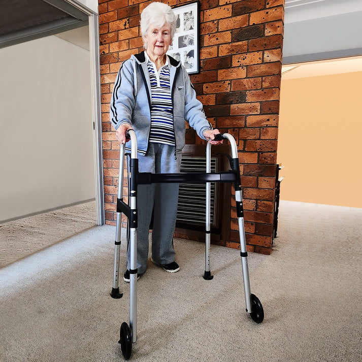 Altus Lightweight Aluminum Folding Walking Frame