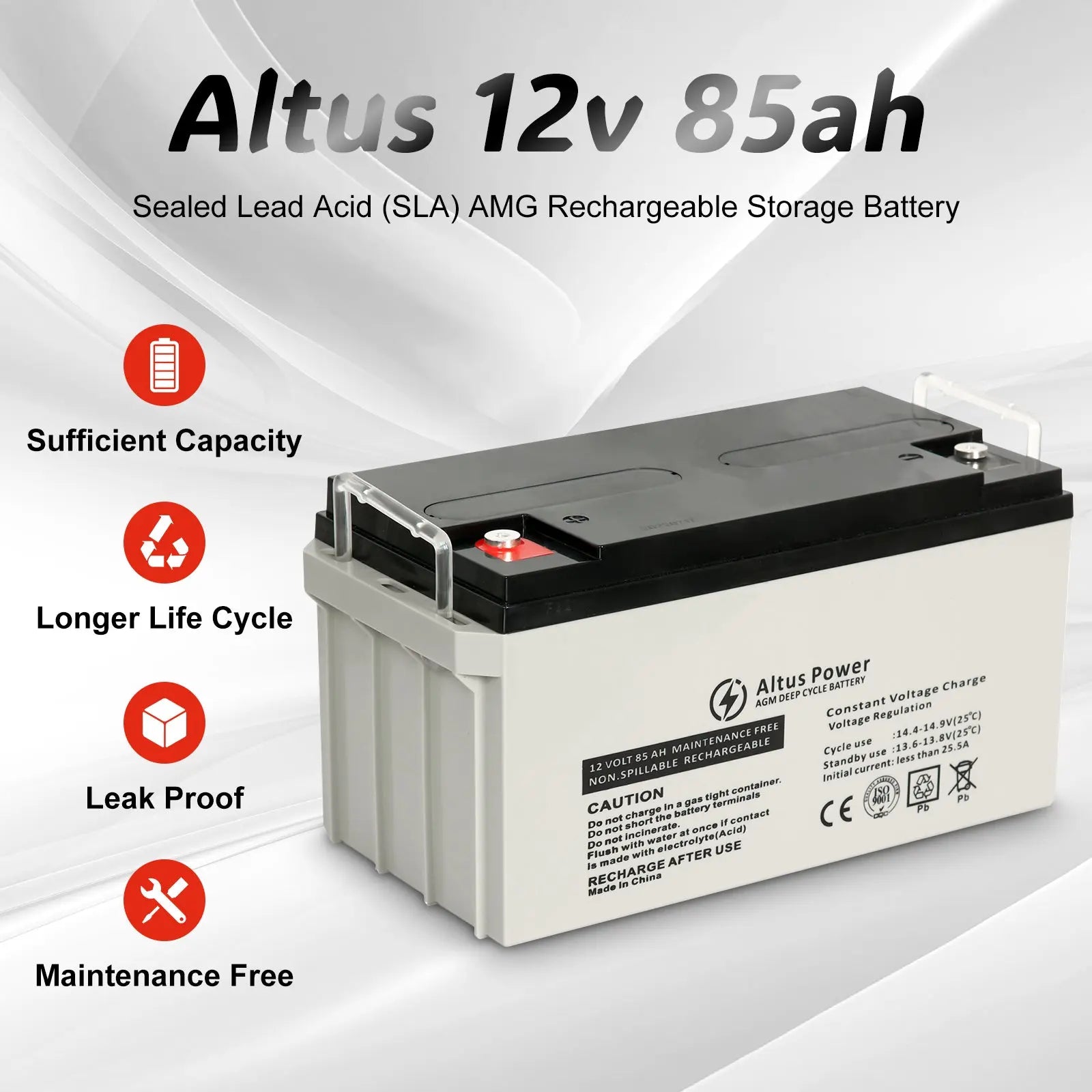 Altus AGM Sealed Lead-Acid Battery UPS Solar Camping Marine – myaltus