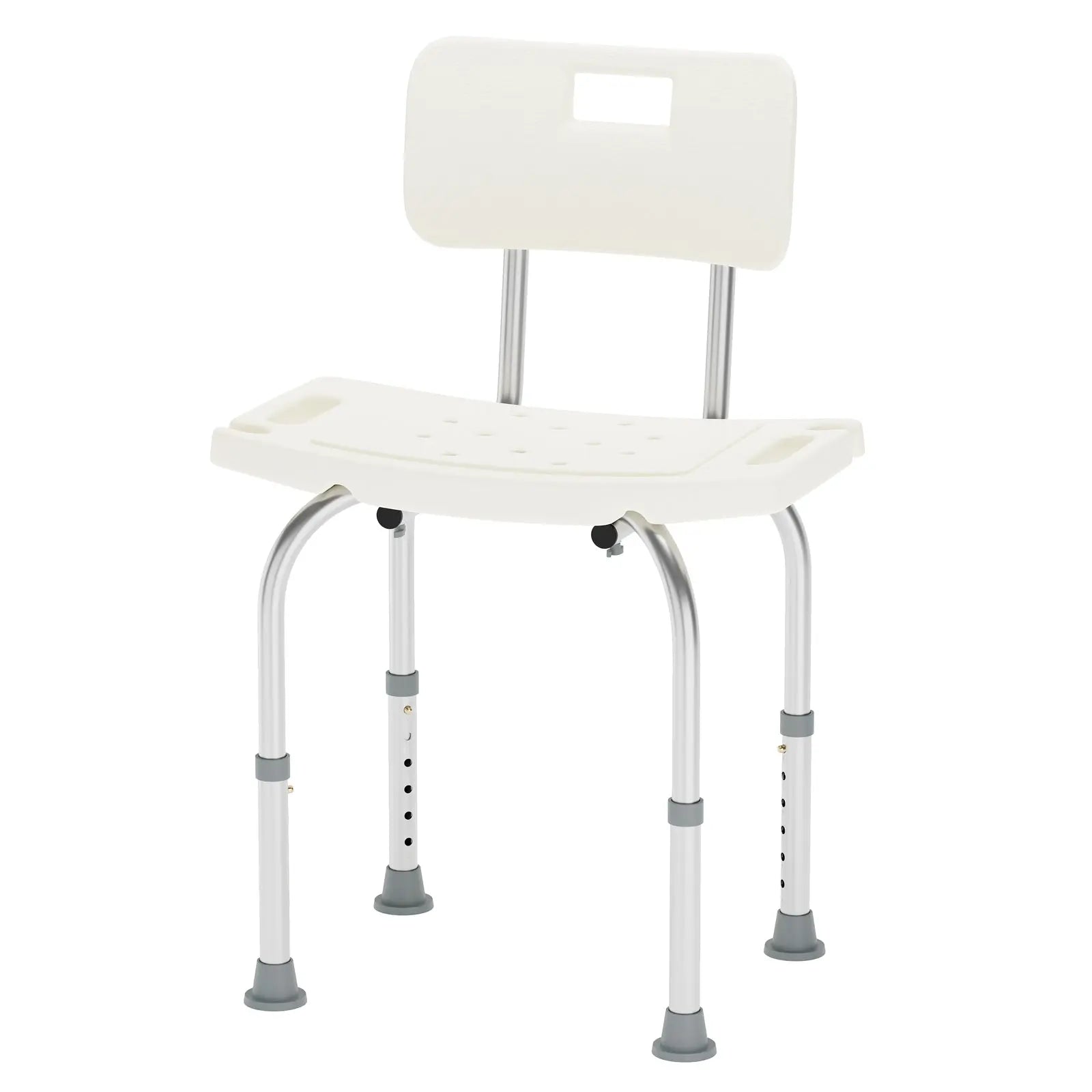 Altus Shower Chair Stool Bench Height Adjustable Aluminum Frame Bathro ...